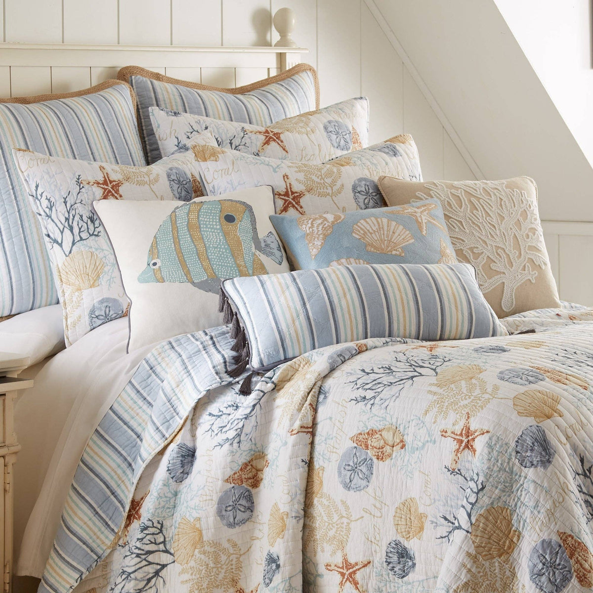 Coral Quilt Set – Cape May Linen